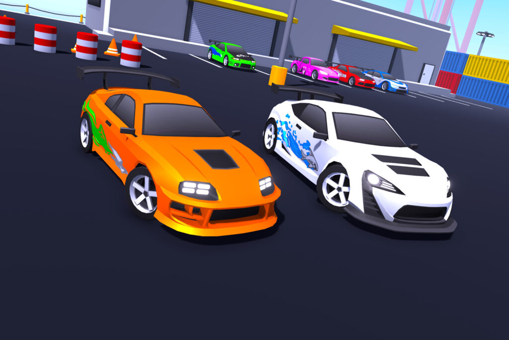 ARCADE: Street Tuned Cars – Mena – 3D Vehicle Game Assets