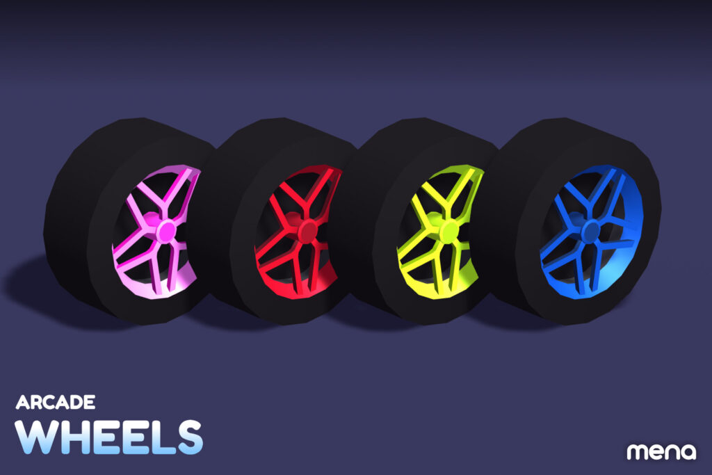 ARCADE: Wheels Pack – Mena – 3D Vehicle Game Assets