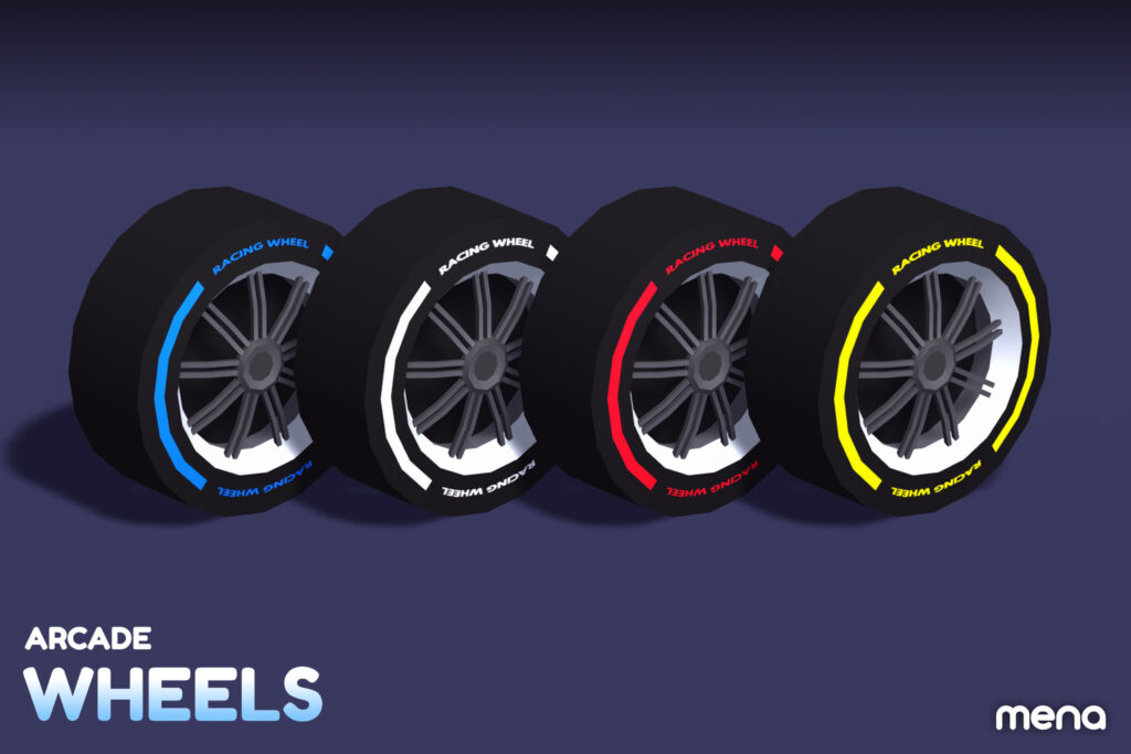 ARCADE: Wheels Pack – Mena – 3D Vehicle Game Assets